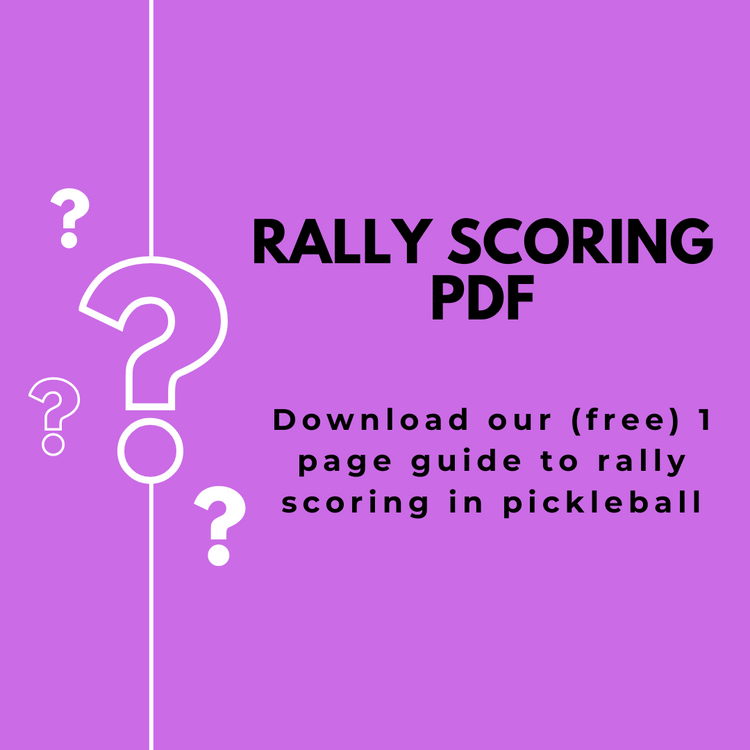 Pickleball Rally Scoring PDF - Download 1 Page Step by Step Guide ...
